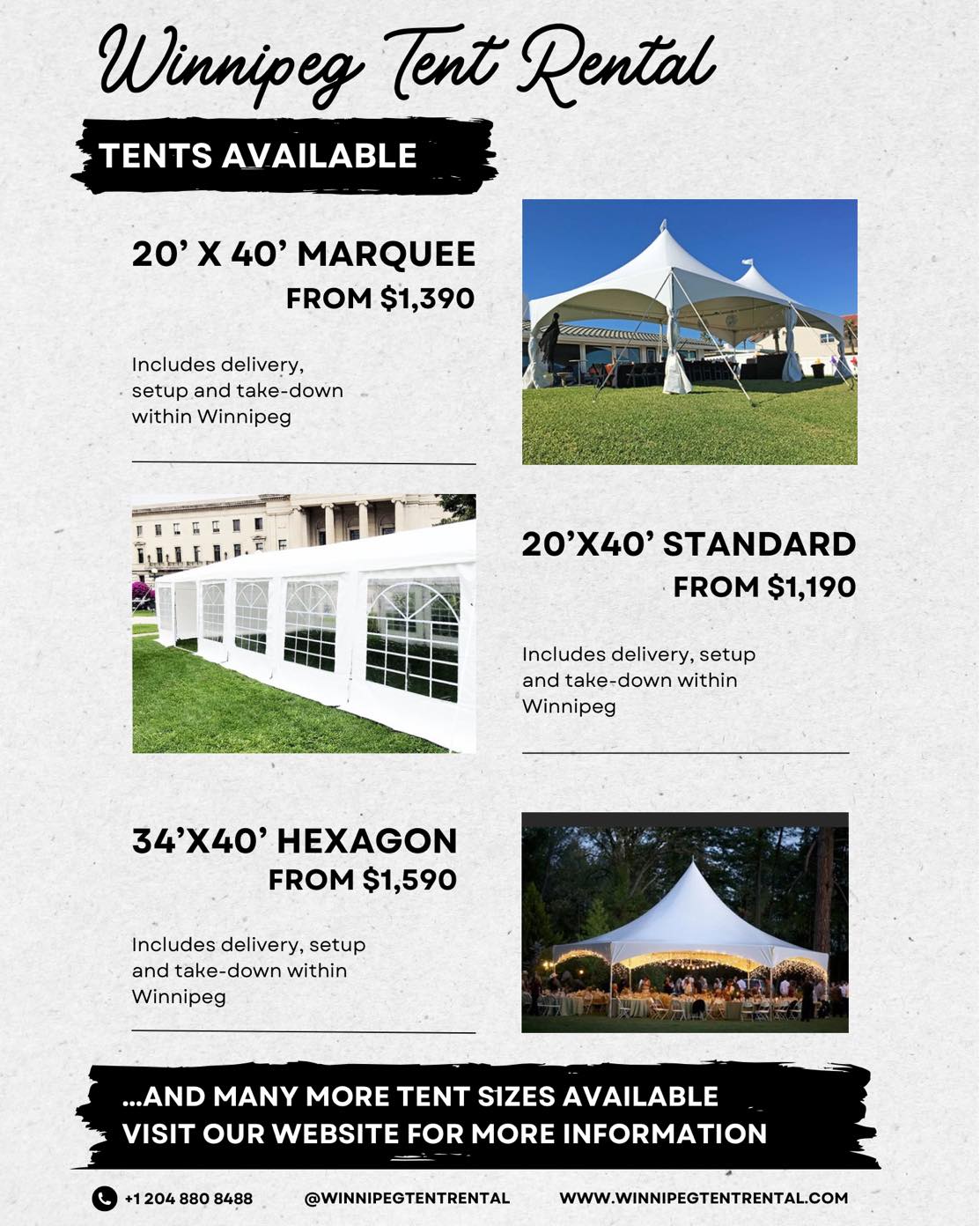 Winnipeg Tent Rental
